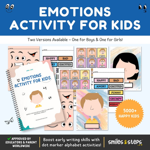 Emotions Activity Pack for Kids | Teach Feelings Through Fun Games ...