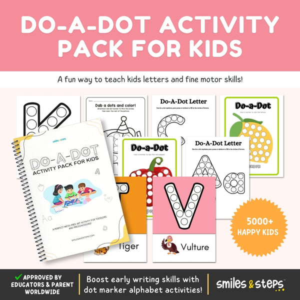 Do-A-Dot Alphabet Activity Pack for Kids | Preschool Letter Learning K ...