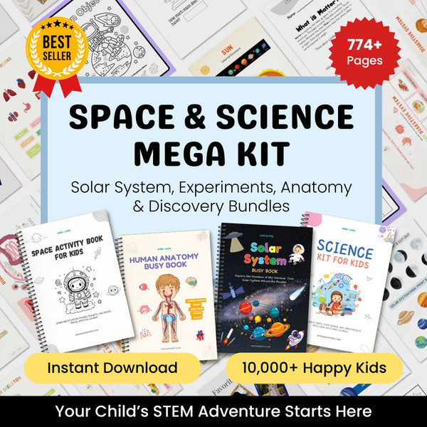 Space & Science Mega Kit for Kids | STEM Activities – Smiles & Steps