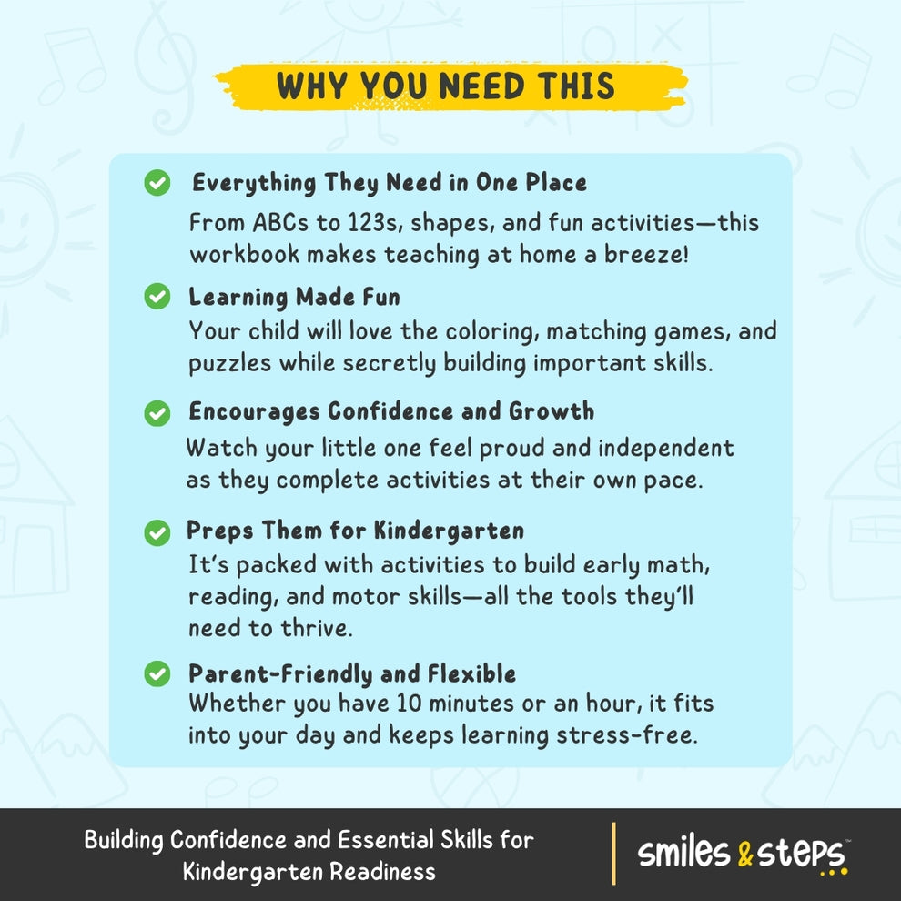Homeschool Preschool Workbook – Fun & Engaging Learning Worksheets ...
