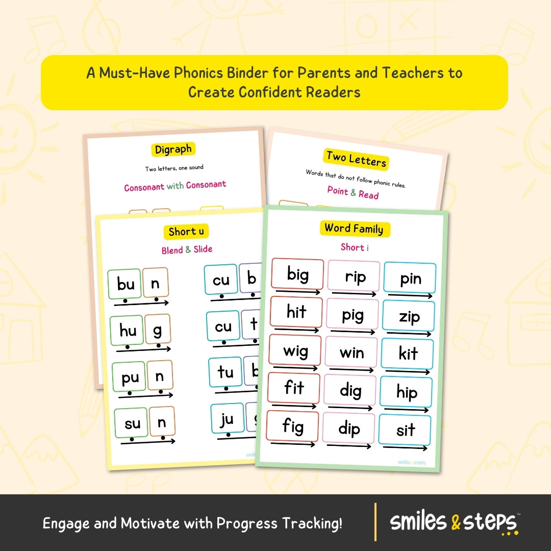 Phonics Reading Word Book for Kids – Fun Early Reading Practice ...